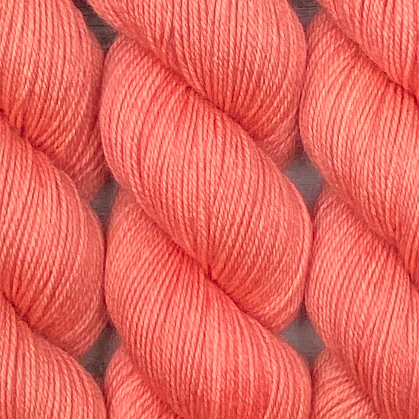 Barbury Sock - Cool Coral – Numana Yarns